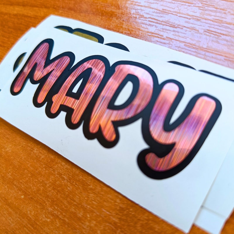 Layered Vinyl Decal - Etsy