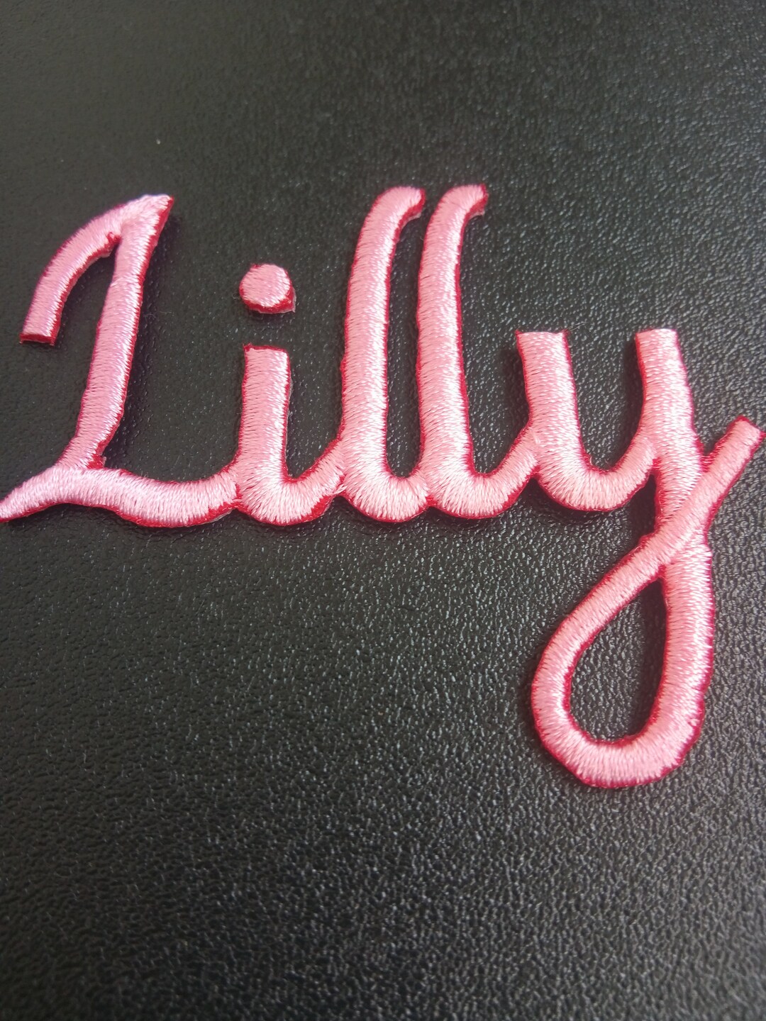 Custom Embroidered Iron-on Name Patch: Personalized Denim Jacket Tag - Etsy
