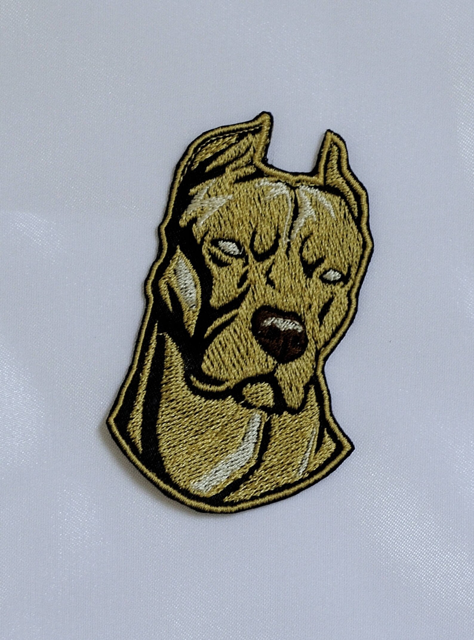 Iron on Embroidered Dog Patches - Etsy