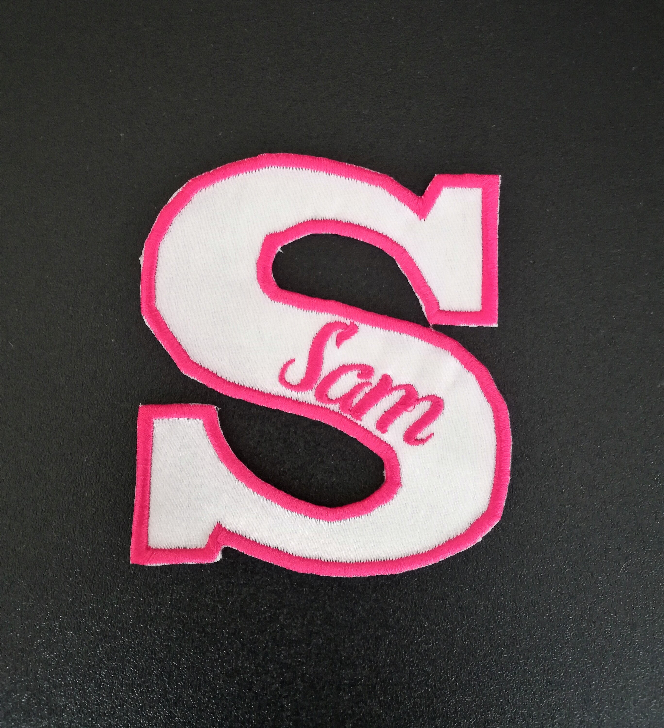 4 Embroidered Letters Patches Iron on Embroidered - Etsy