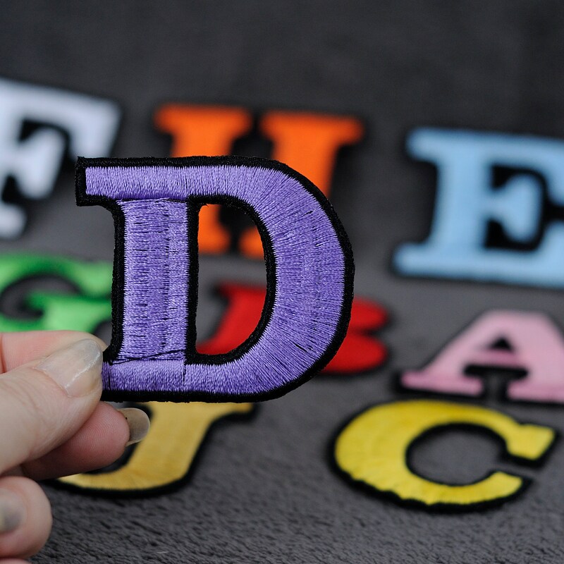 Iron Patch Red Letters - Etsy