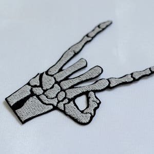 Hand Embroidered Patch, Hand Iron on Patch, Hand Patch, We Rock Patch ...