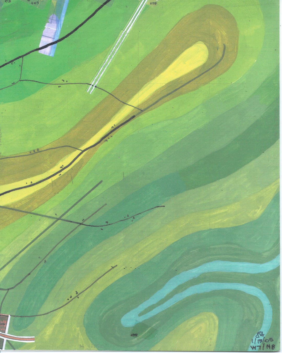 Jerry's Map Earliest Scan of Panel N8/W7: Collectible Generative Art ...