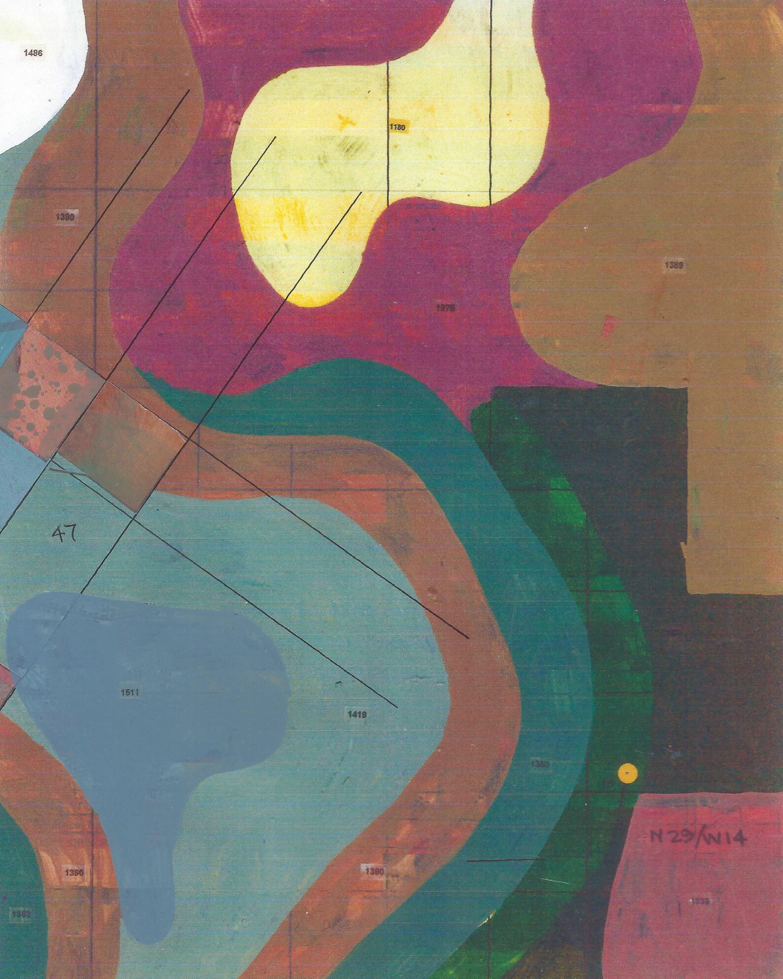 REDUCED! Jerry's Map Original Panel N29/W14 Gen VI Collectible ...