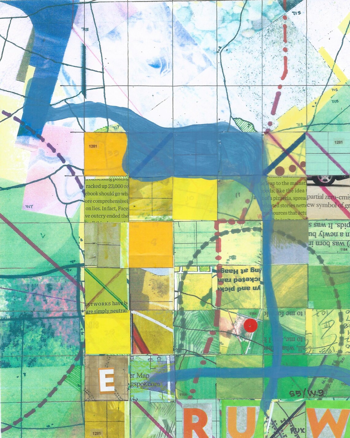 Jerry's Map Original Panel S5/ W9, Gen VI: Collectible Generative Art ...