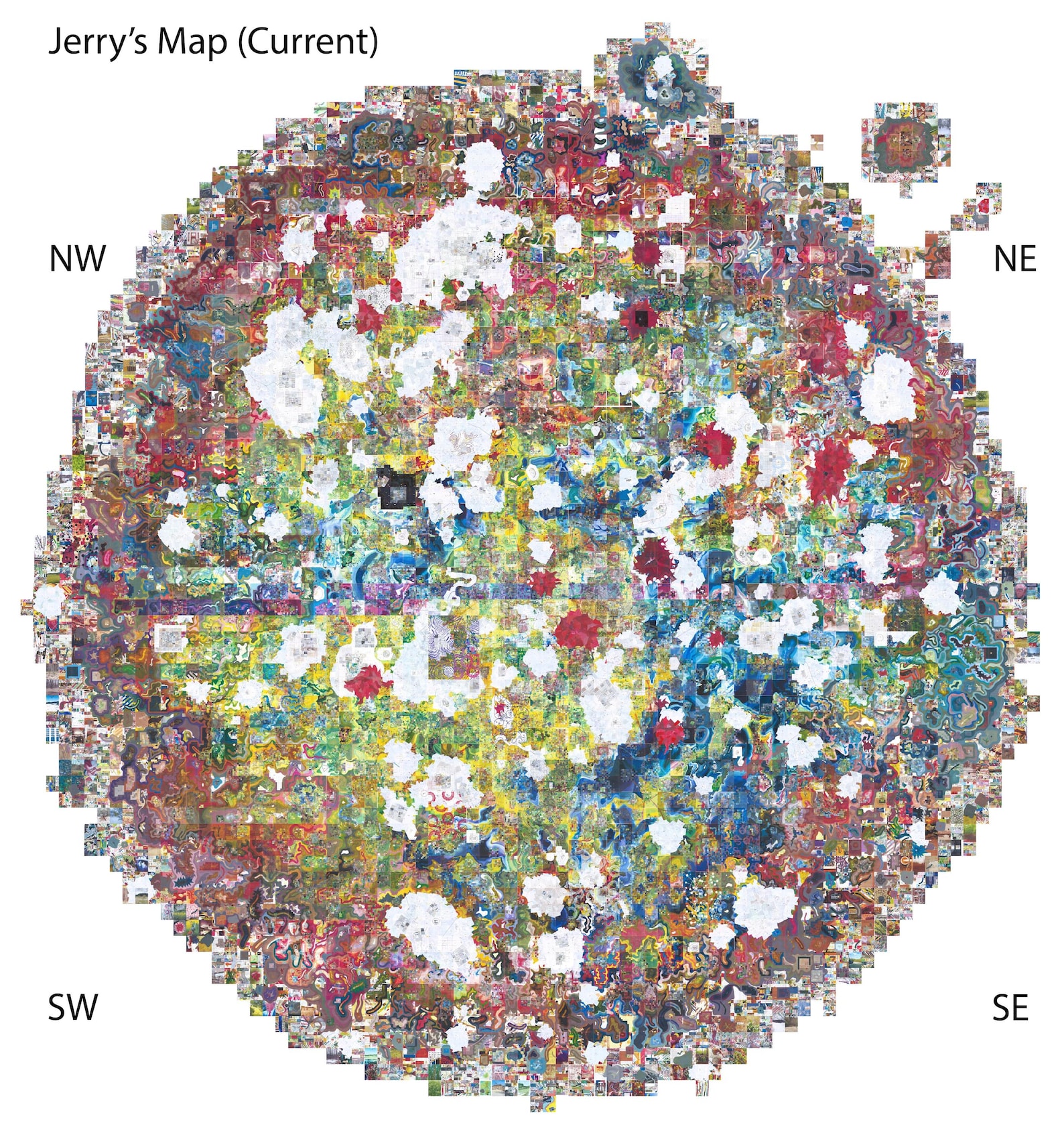 REDUCED! Jerry's Map Original Panel N33/E7 Gen IV Collectible ...