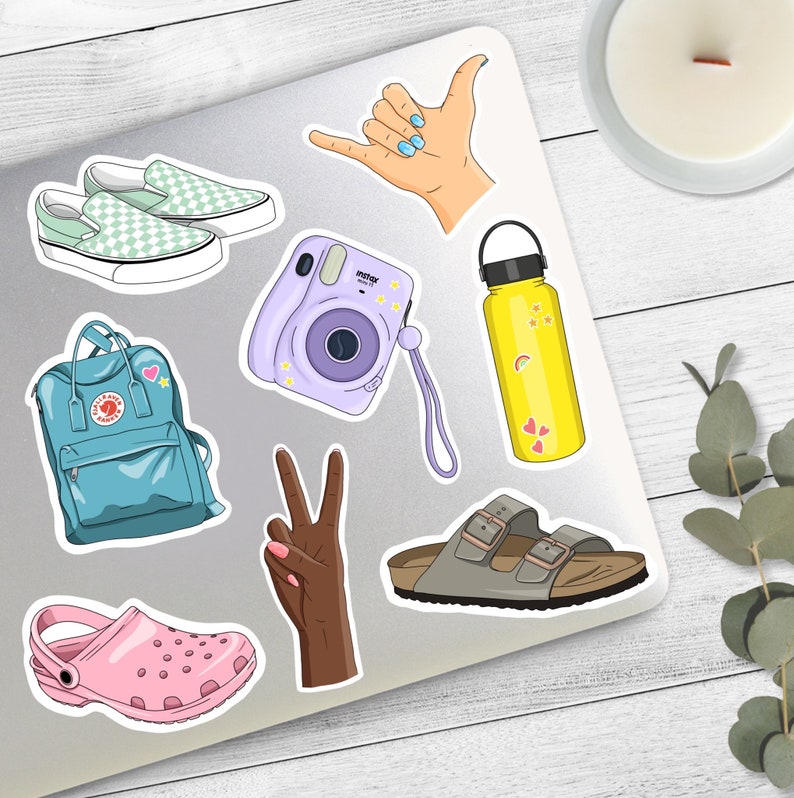 Aesthetic Camera Instant Camera Aesthetic Girlie Stickers - Etsy