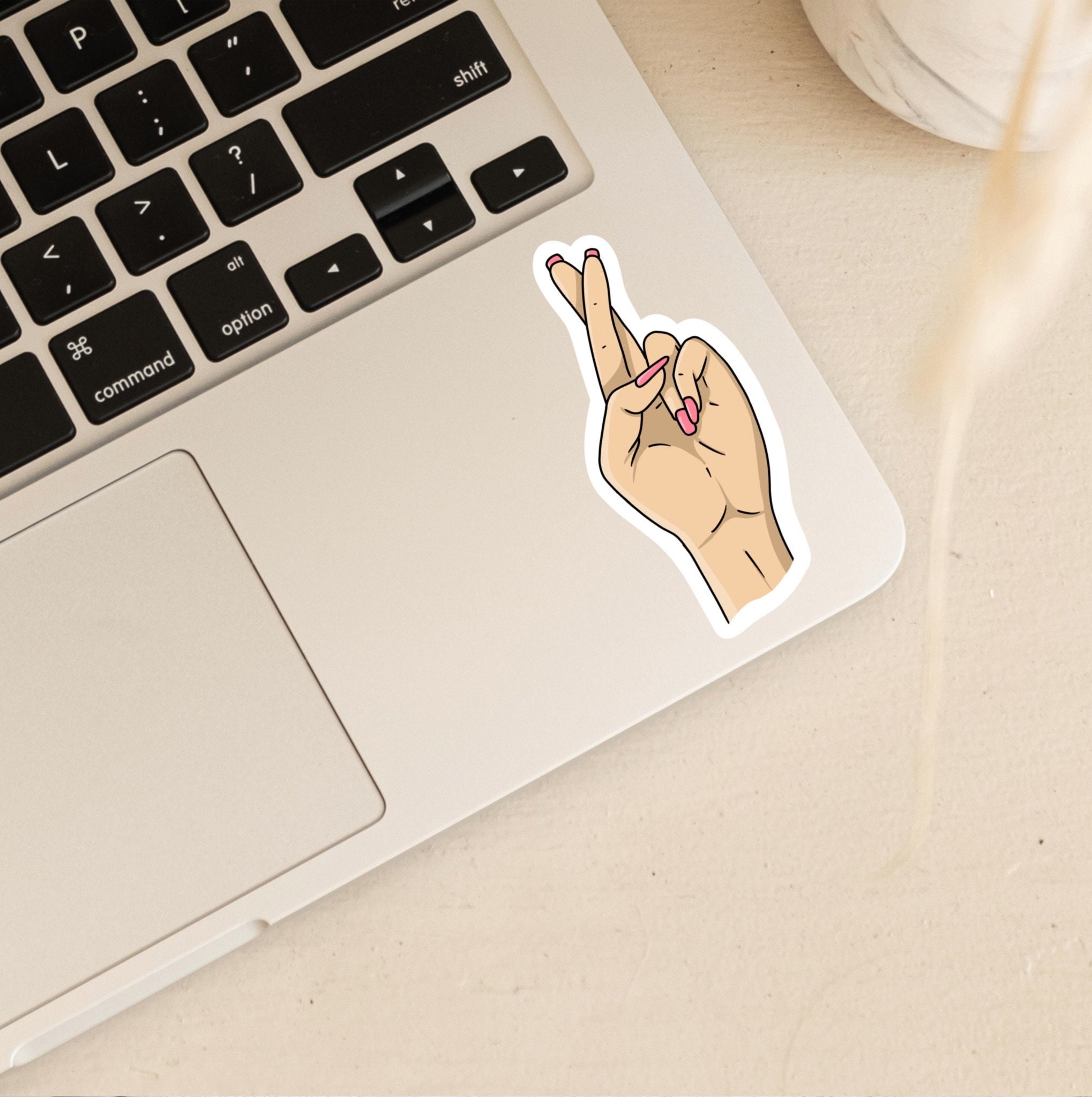 Fingers Crossed | Hope | Motivational Quotes | Motivation Stickers - Etsy