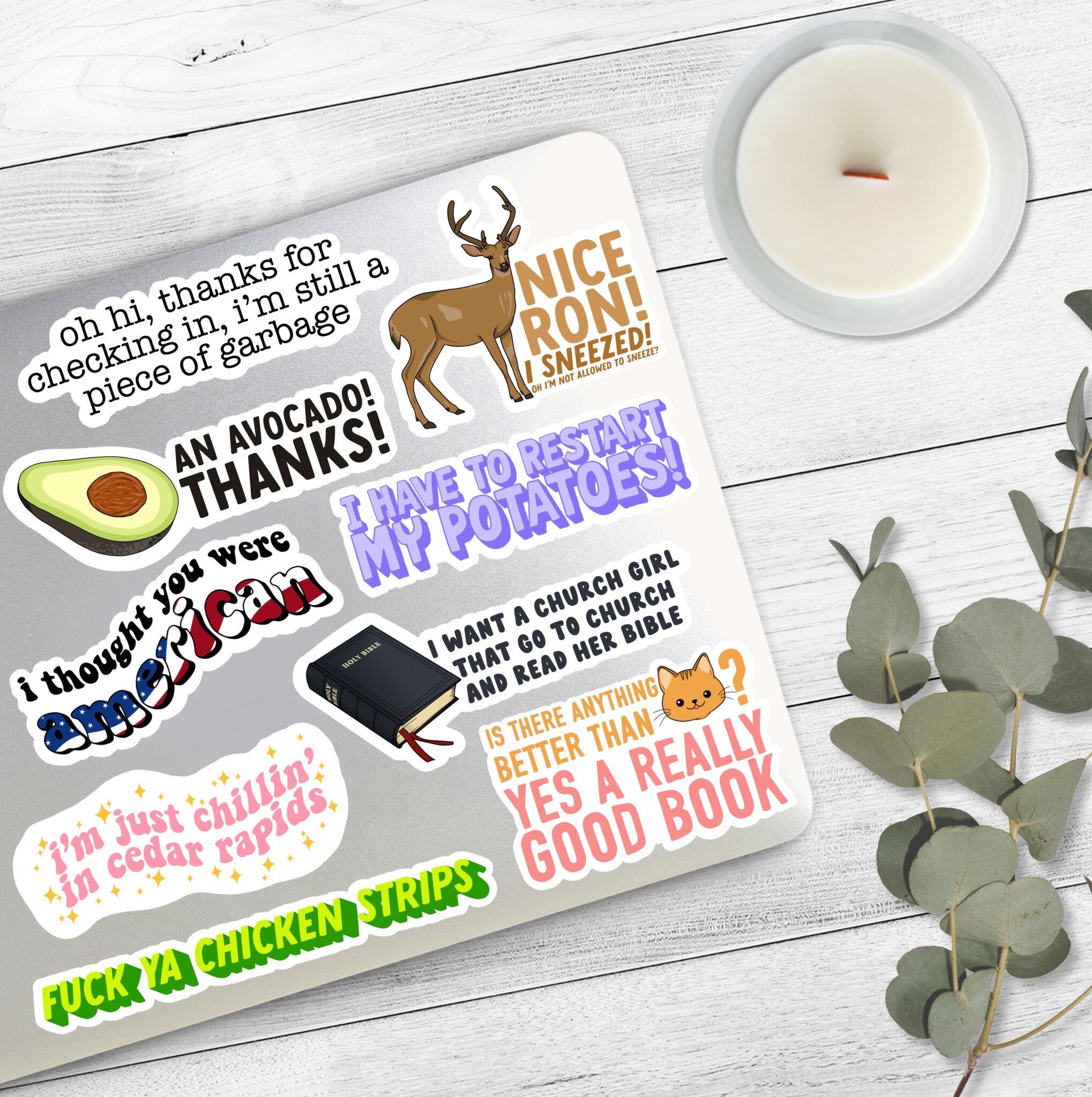 I Thought You Were American | Vine | Vine Humour | Vine Stickers - Etsy