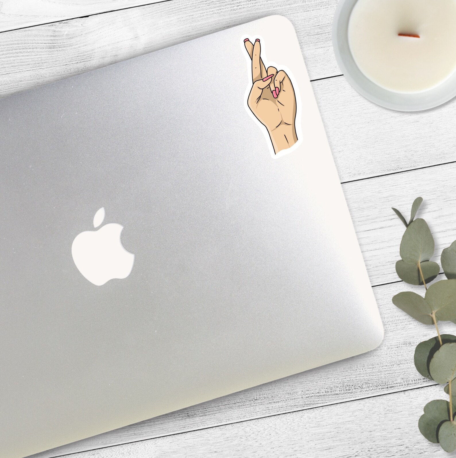 Fingers Crossed | Hope | Motivational Quotes | Motivation Stickers - Etsy