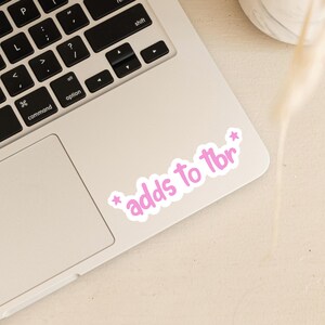Adds to TBR Sticker, Reading Stickers, Book Stickers, Booktok Stickers ...