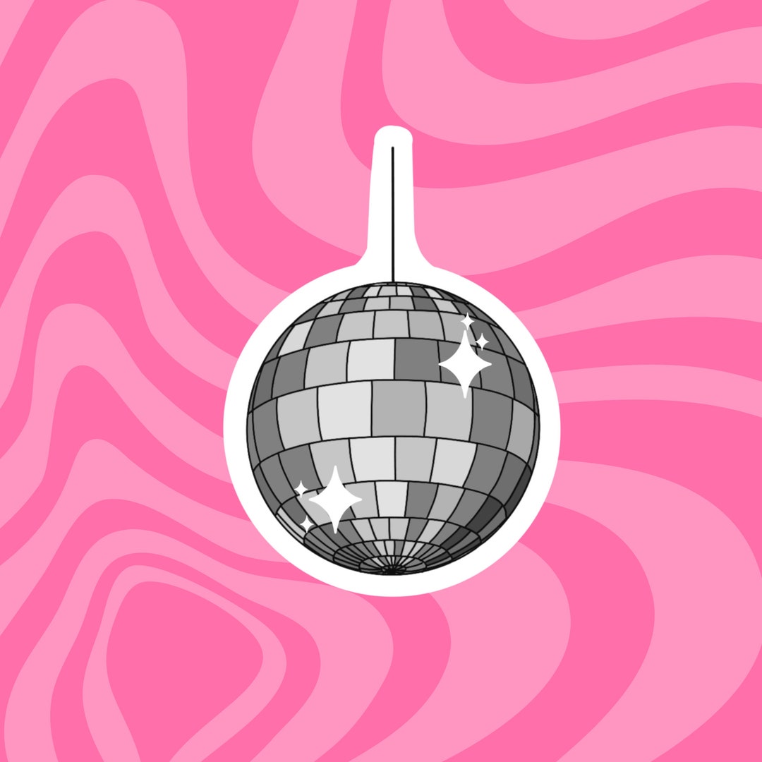 Disco Mirrorball Sticker | Disco Aesthetic, Disco Stickers, Party ...