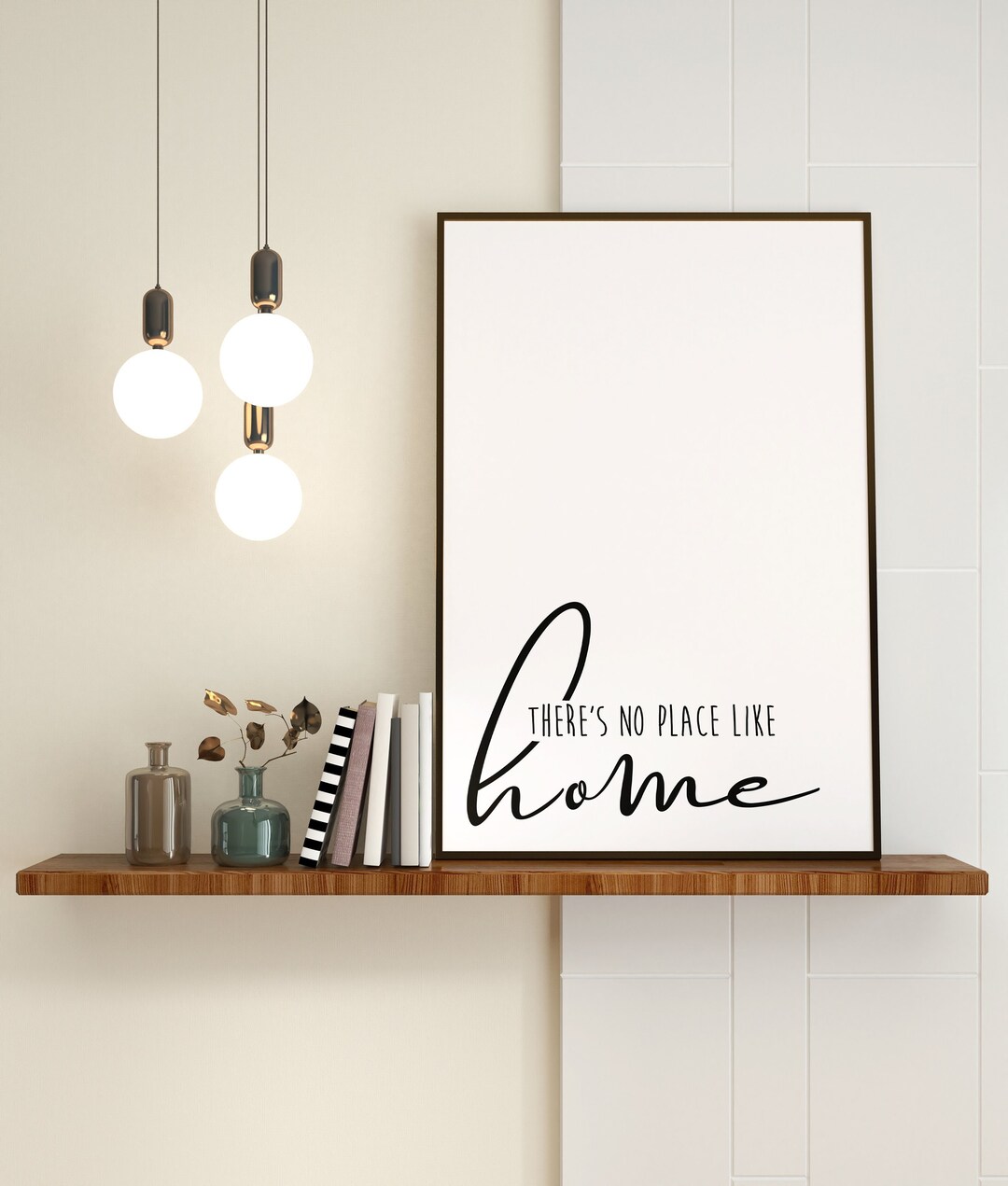 There's No Place Like Home Print | Quote Wall Art | Quote Print ...