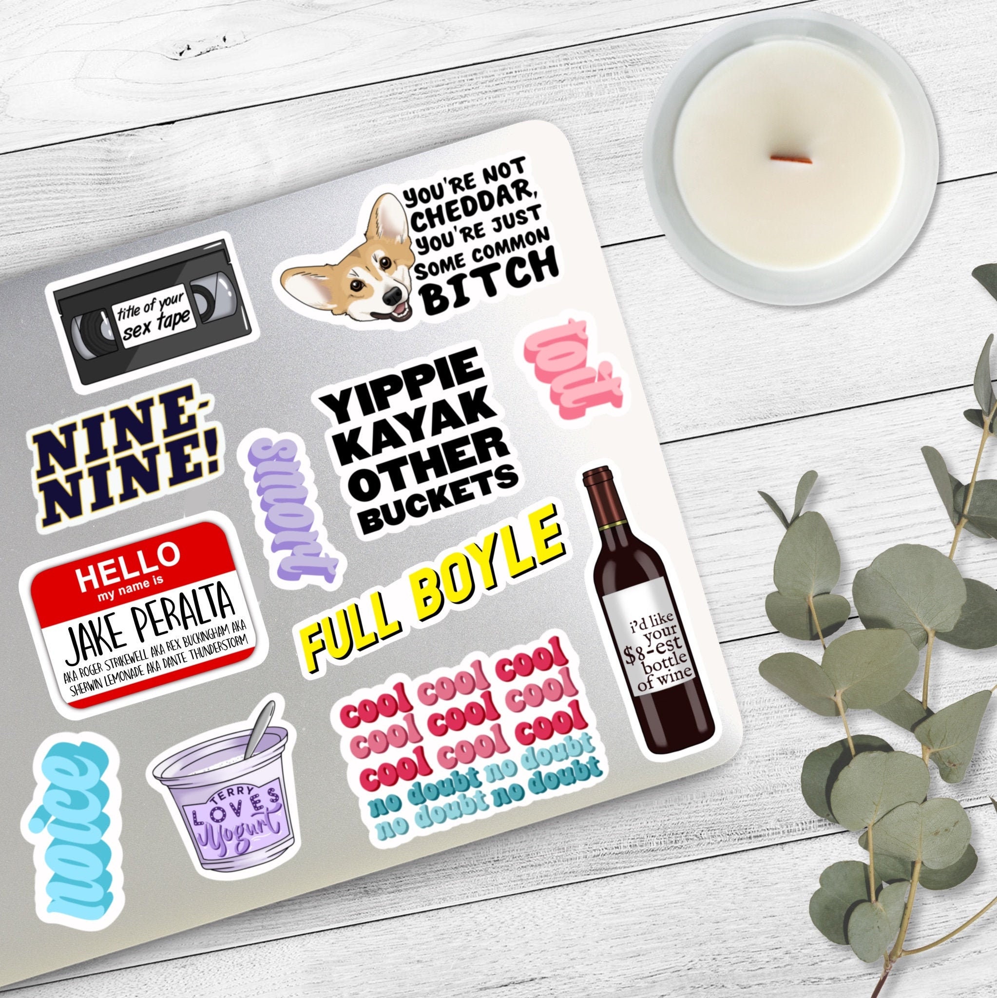 Brooklyn 99 Sticker Bundle 12 Sticker Brooklyn 99 Sticker | Etsy