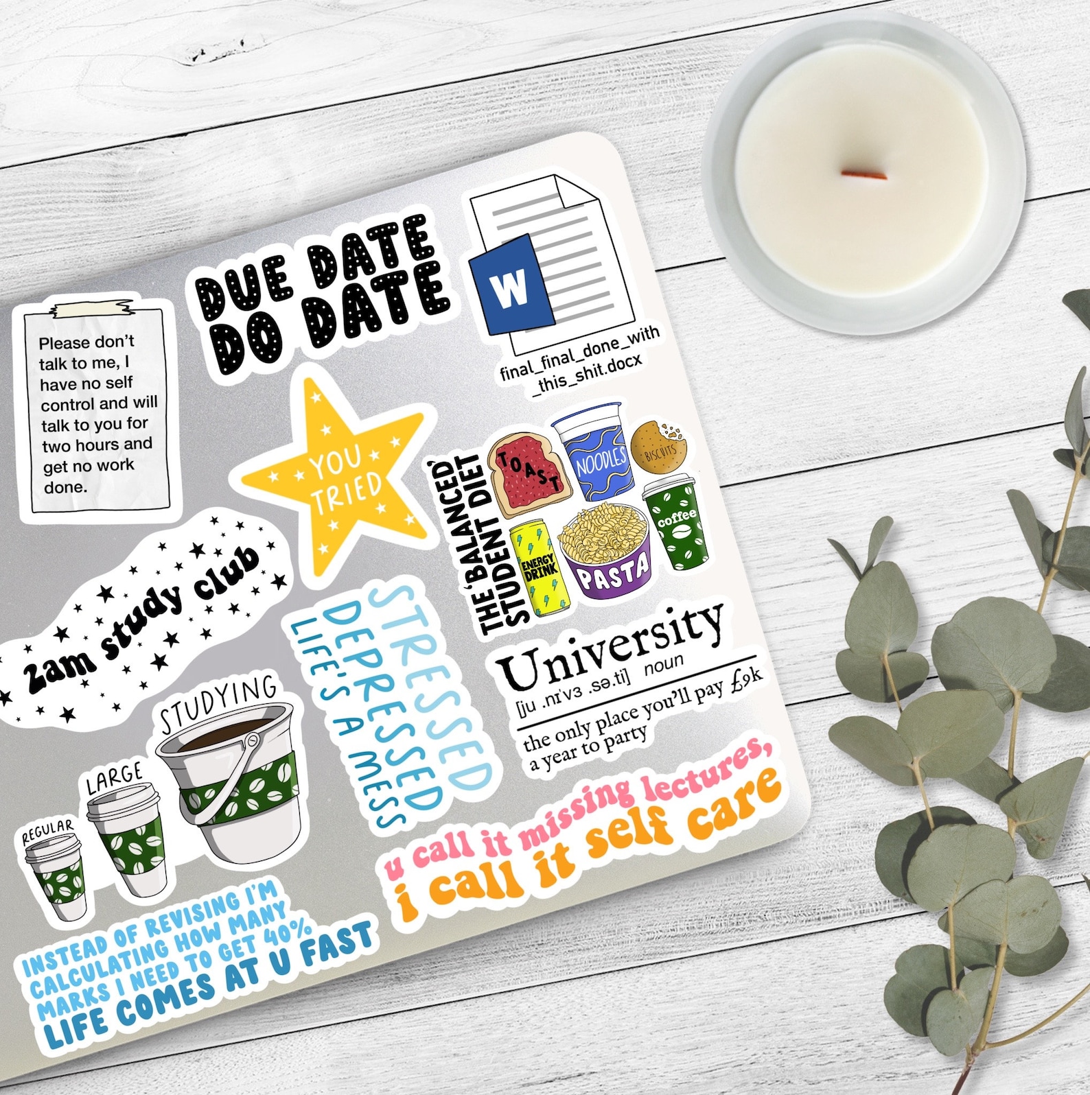 Final Final Final Document Student Life Stickers College Life ...