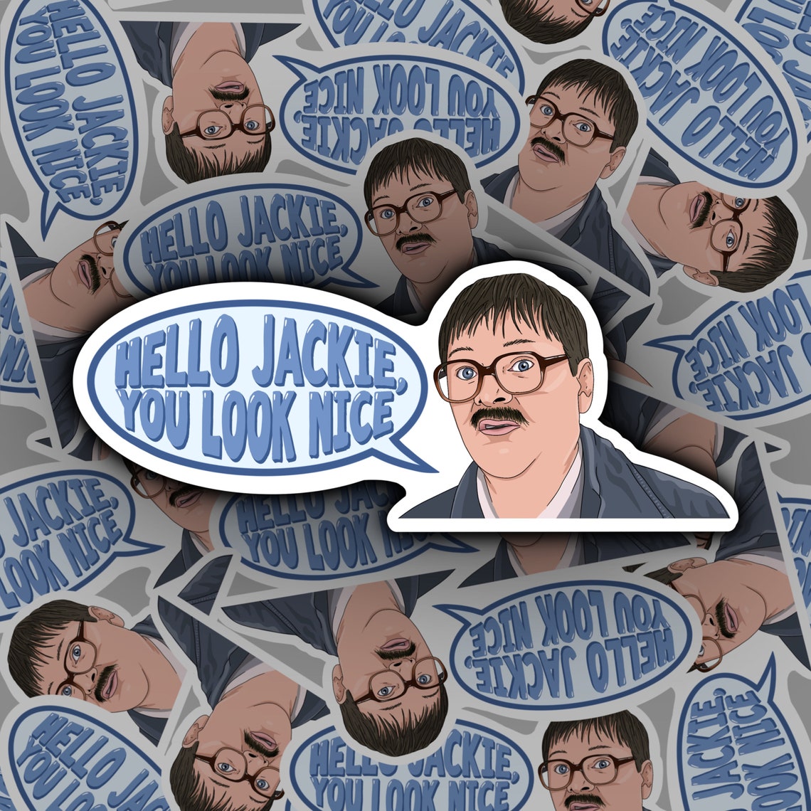 Hello Jackie You Look Nice Jim Bell Jackie Goodman | Etsy