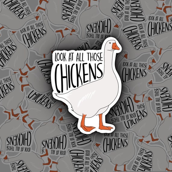 Look at All Those Chickens Vine Sticker Vine Humour | Etsy