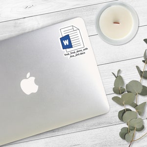 Final Final Final Document | Student Life Stickers | College Life ...