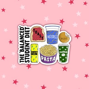 Student Life Sticker Bundle | 11 Stickers | College Life | University ...