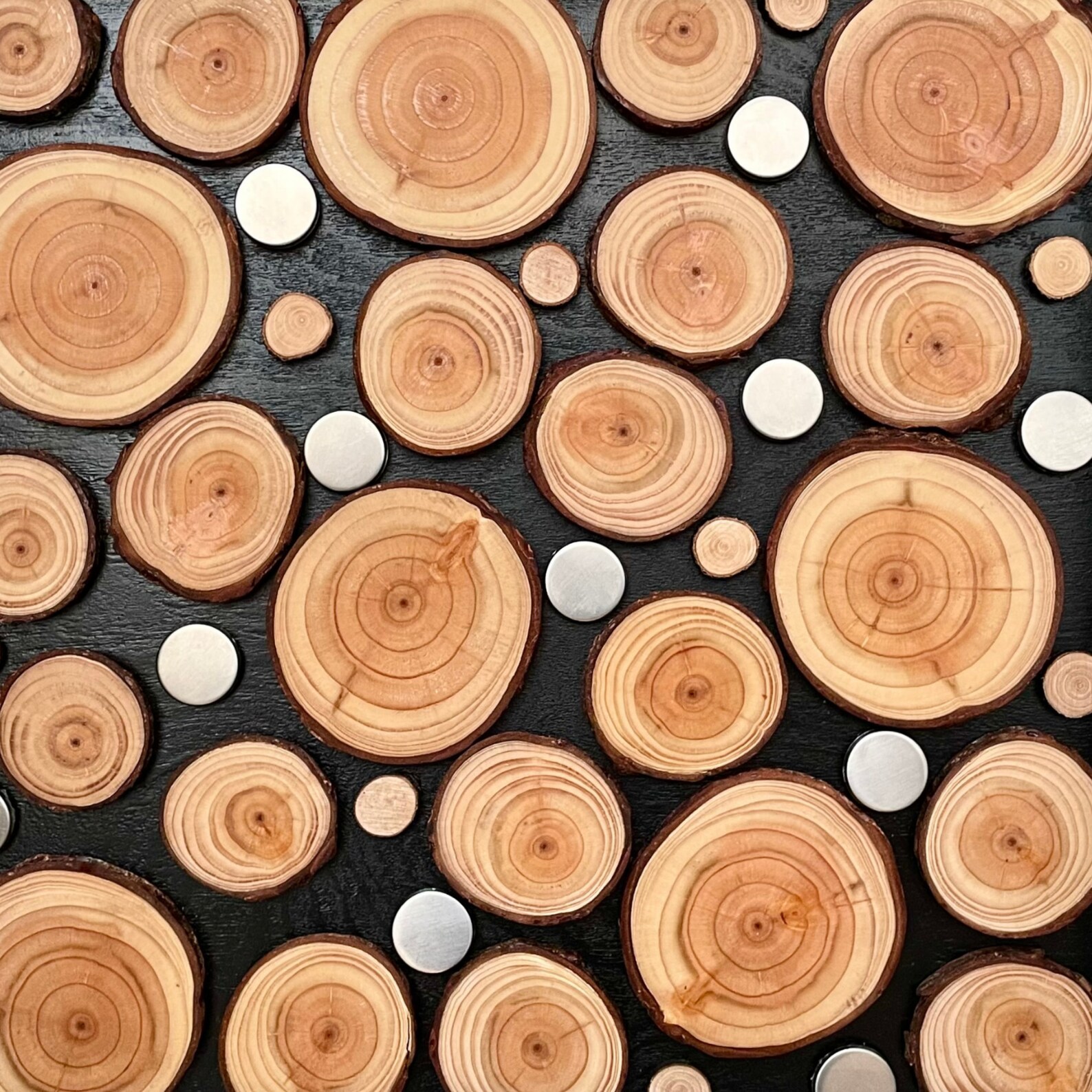 Wood Slice Art, Wood Wall Art Mosaic, Reclaimed Wood Art, Natural Wood ...