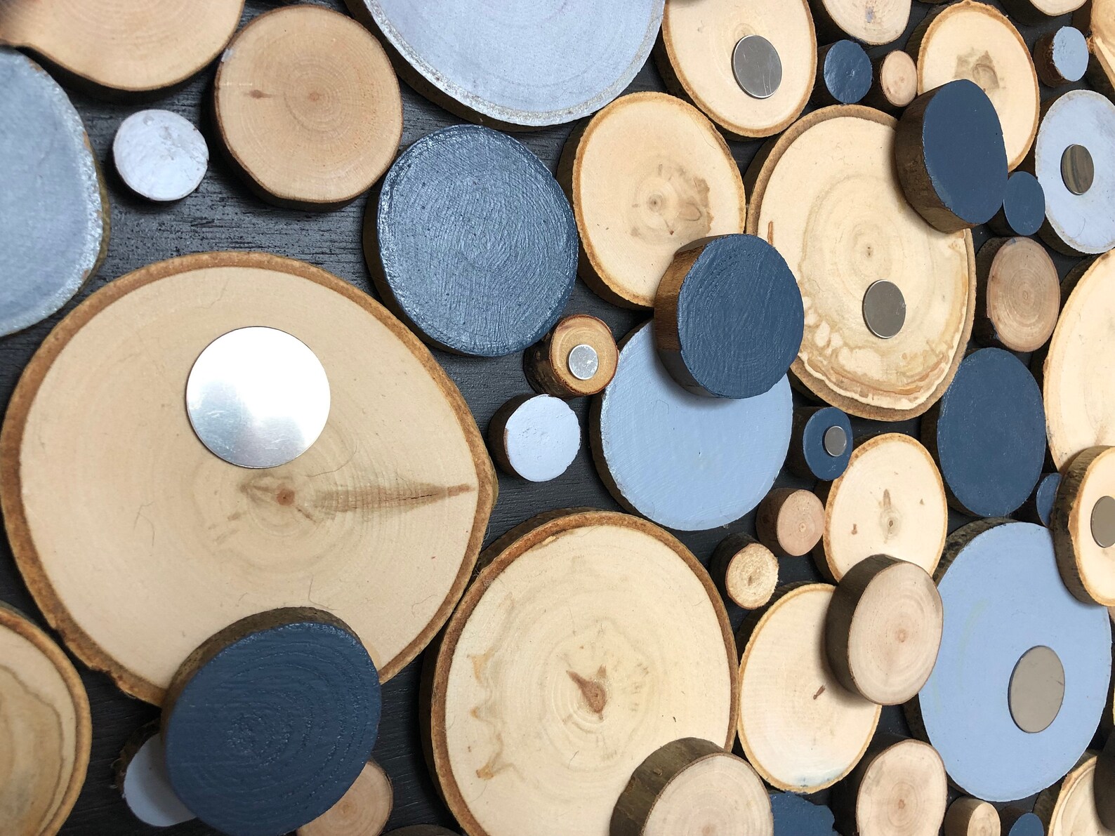 Wood Slice Mosaic, Wood Slice Wall Art, Tree Rounds Wall Art, Tree ...