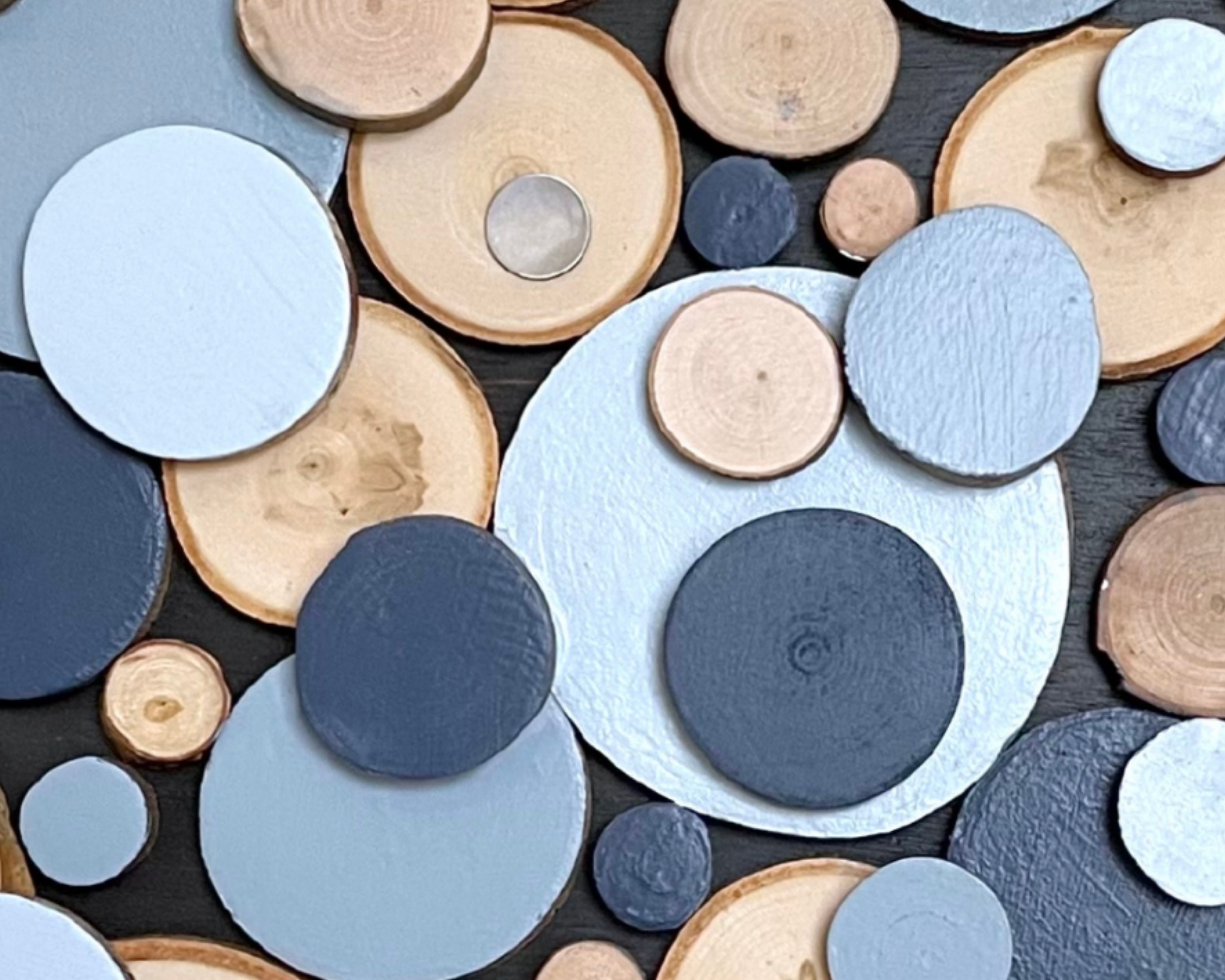 Wood Slice Mosaic, Wood Slice Wall Art, Tree Rounds Wall Art, Tree ...