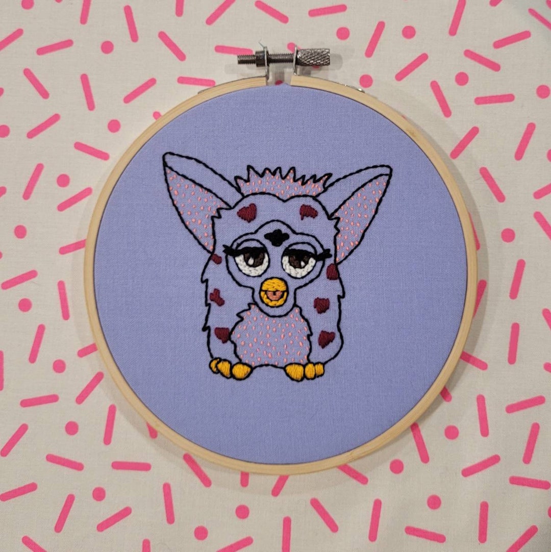 Furby Embroidery - Etsy