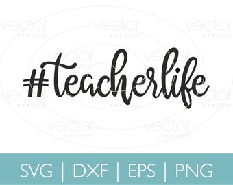Teacher life svg | Etsy