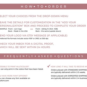 Pink Clothing Labels, Personalized Fold Over Tags, Custom Sewing Pink ...