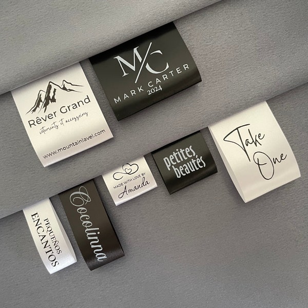 Custom Clothing Labels Personalized - Etsy
