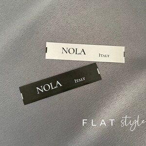 Luxury Labels for Dresses, Custom Logo/text Sew on or Sew in Clothing ...