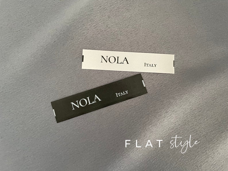 Luxury Labels for Dresses, Custom Logo/text Sew on or Sew in Clothing ...