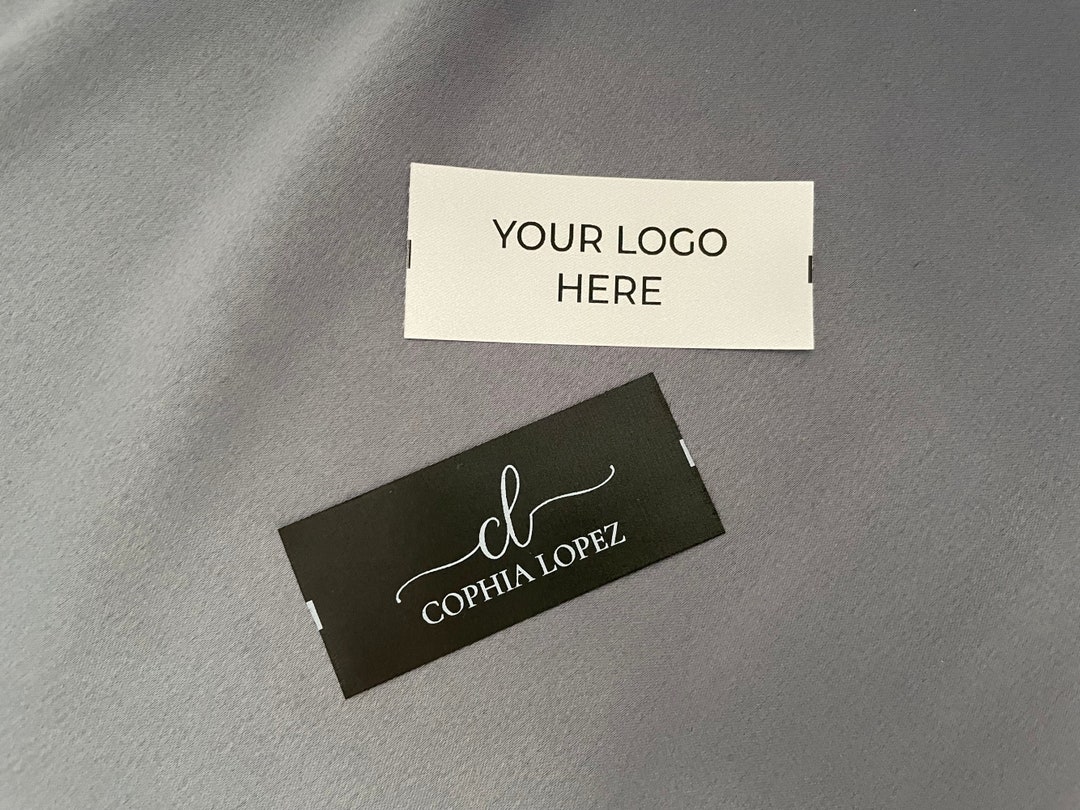 Satin Labels, 1 1/4 In. X 2 3/4 In. (30 Mm X 70 Mm) Black, Cream or ...