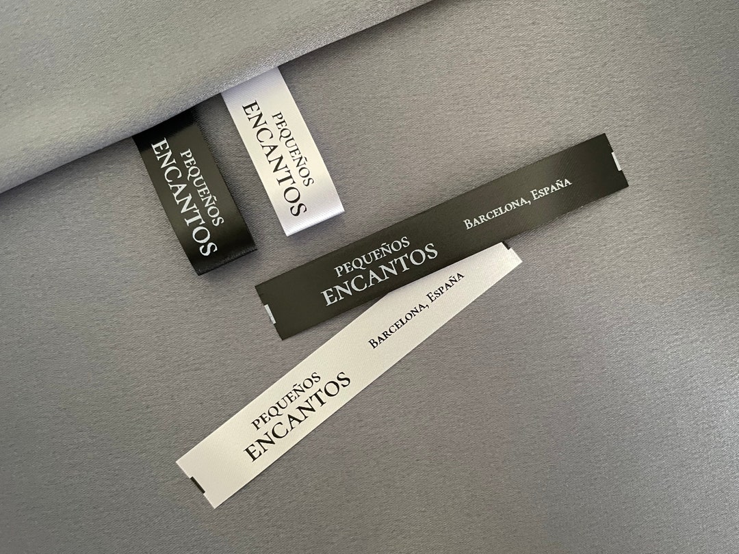 Luxury Labels for Dresses, Custom Logo/text Sew on or Sew in Clothing ...