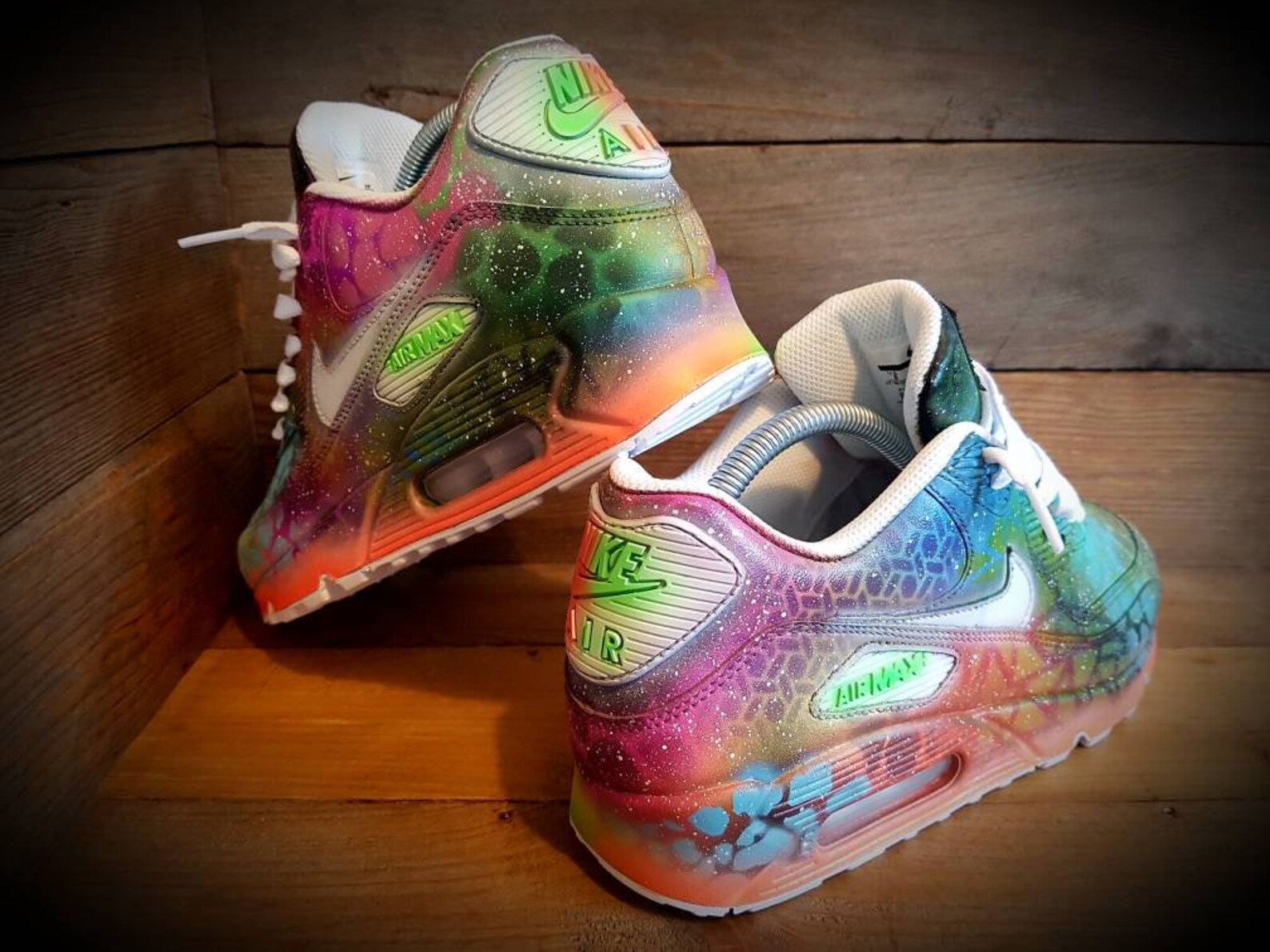 Custom Painted Air Max - Etsy UK