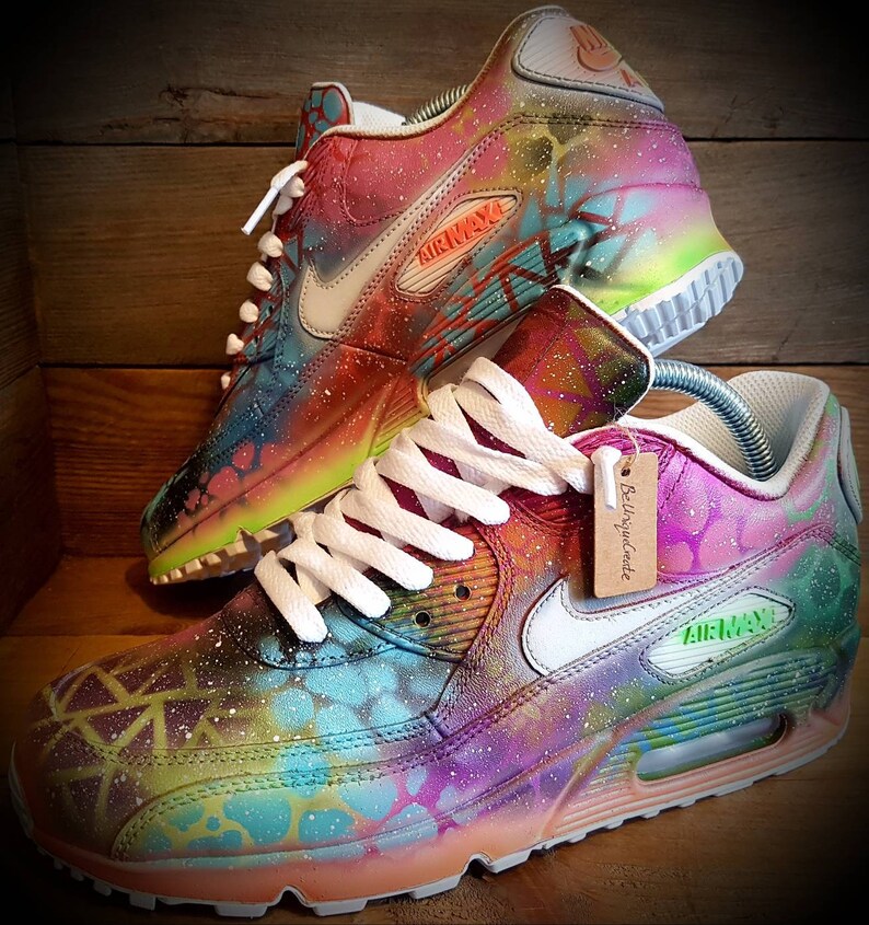 Custom Painted Air Max - Etsy UK