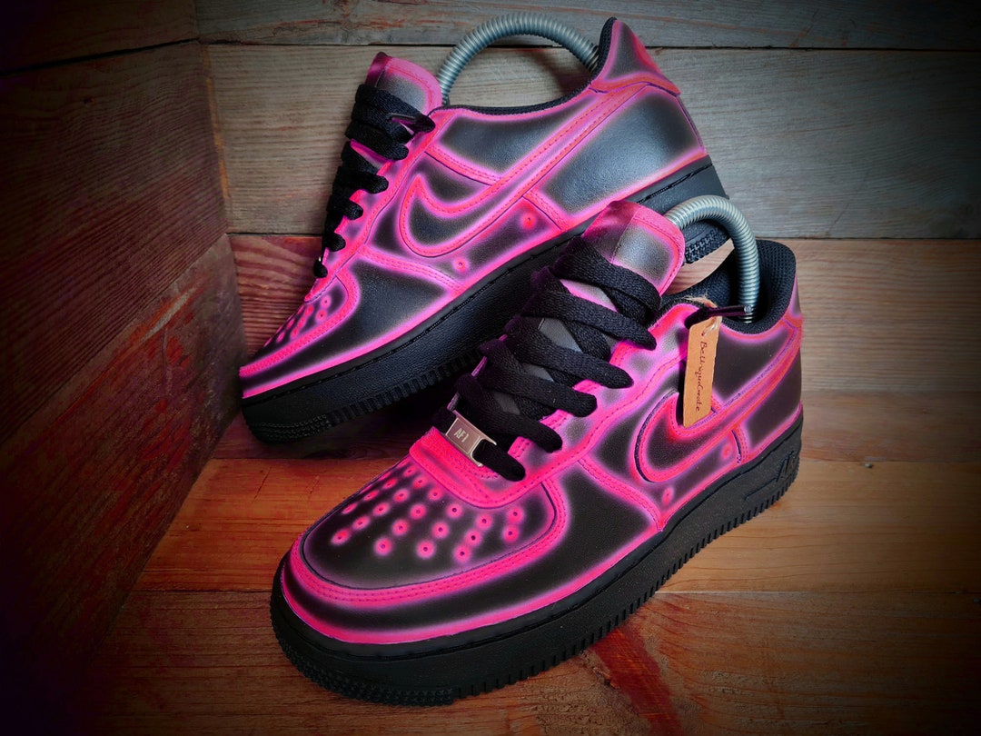 Custom Air Force 1/af1/sneakers/shoes/kicks/premium/personalised/neon ...