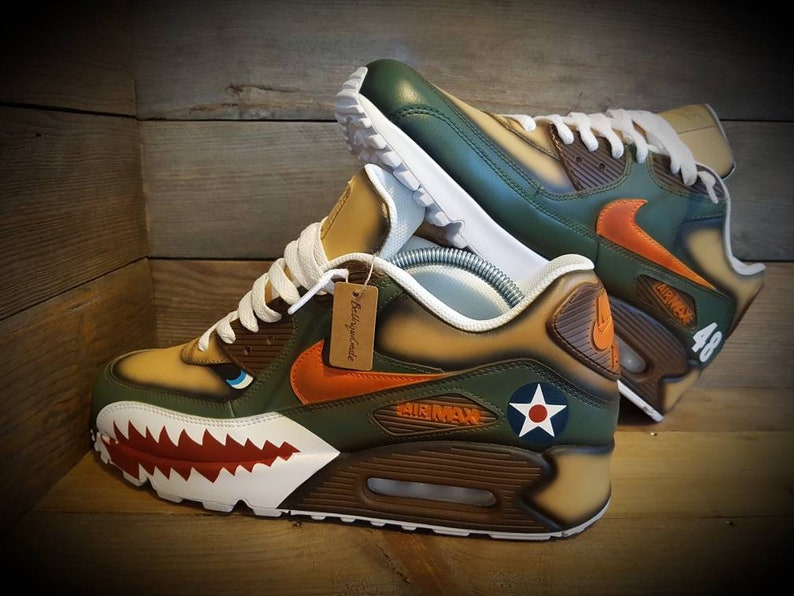 Custom Painted Air Max 90/sneakers/shoes/kicks/premium/personalised ...