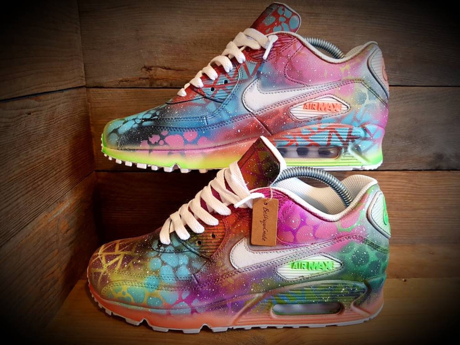 Custom Painted Air Max - Etsy UK