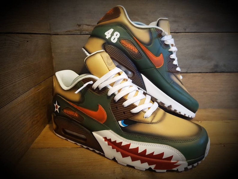 Custom Painted Air Max 90/sneakers/shoes/kicks/premium/personalised ...