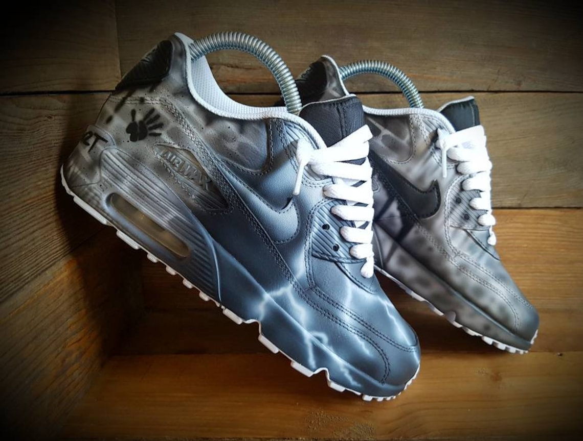 Custom Painted Air Max 90/sneakers/shoes/kicks/premium/personalised ...