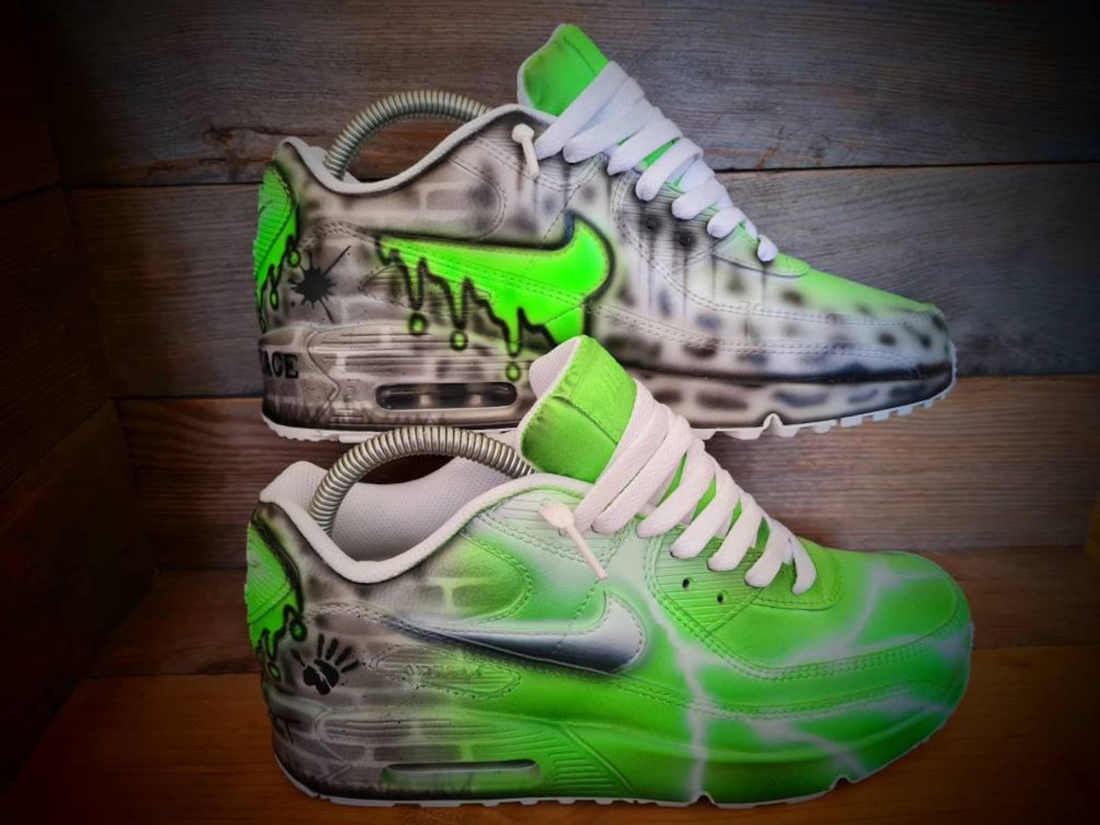 Custom Painted Air Max 90/sneakers/shoes/kicks/premium/personalised ...