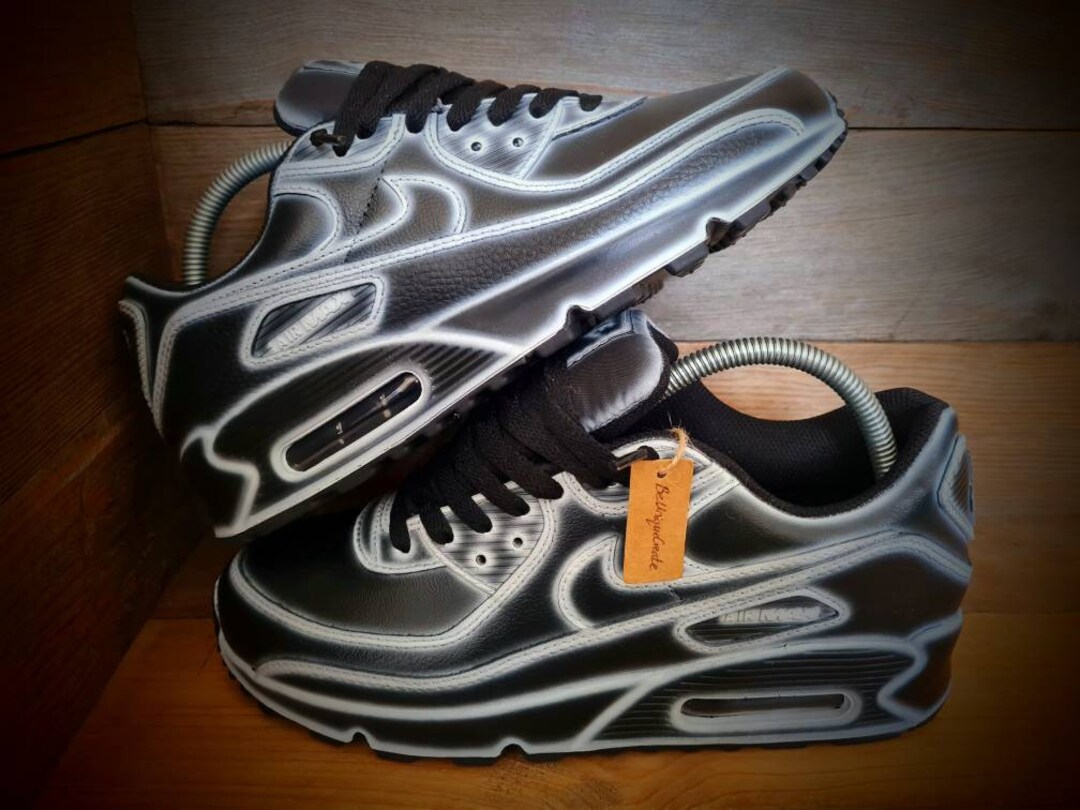Custom Painted Air Max 90/sneakers/shoes/kicks/premium/personalised ...