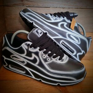 Custom Painted Air Max 90/sneakers/shoes/kicks/premium/personalised ...