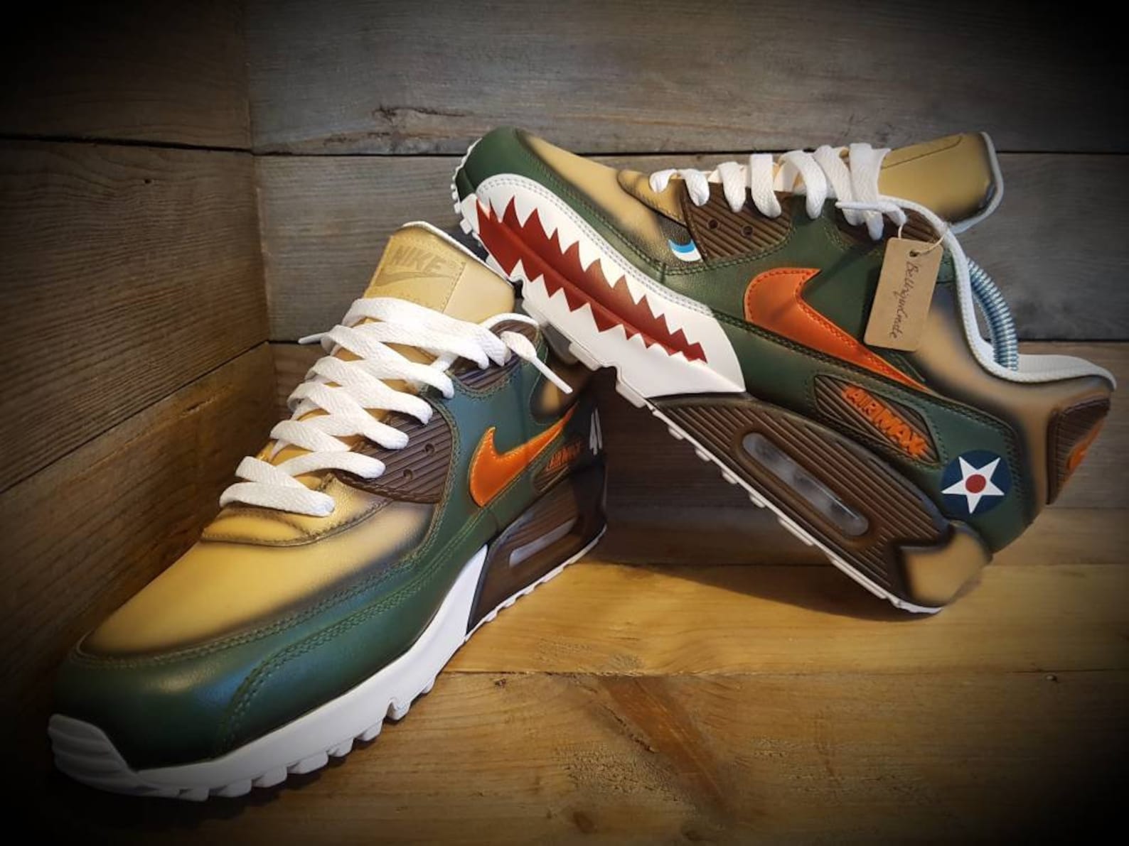 Custom Painted Air Max 90/sneakers/shoes/kicks/premium/personalised ...