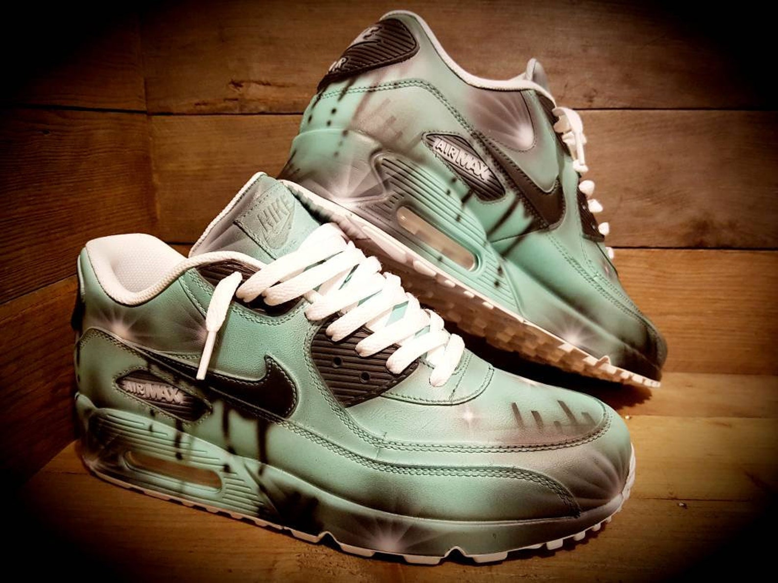 Custom Painted Air Max 90/sneakers/shoes/kicks/premium/personalised ...