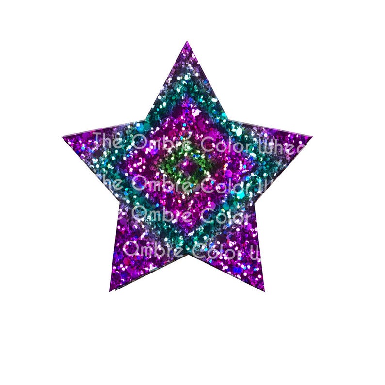 Glitter Digital Star Clip Art | Stars | Rainbow Glitter | Clip Art ...