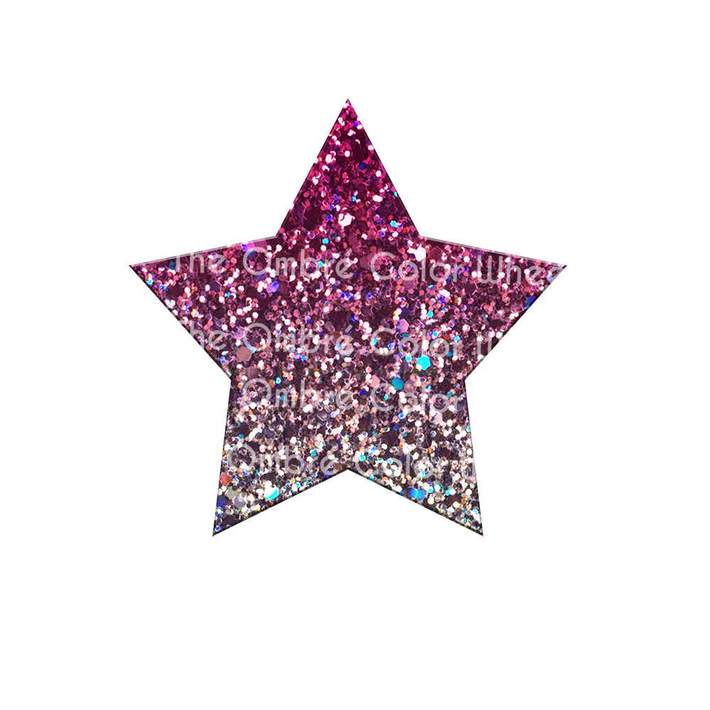 Glitzer digitale Stern ClipArt | Sterne | Regenbogen-Glitzer | ClipArt ...