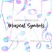 Watercolor Musical Notes, Watercolor Music Symbols, Music Clipart ...