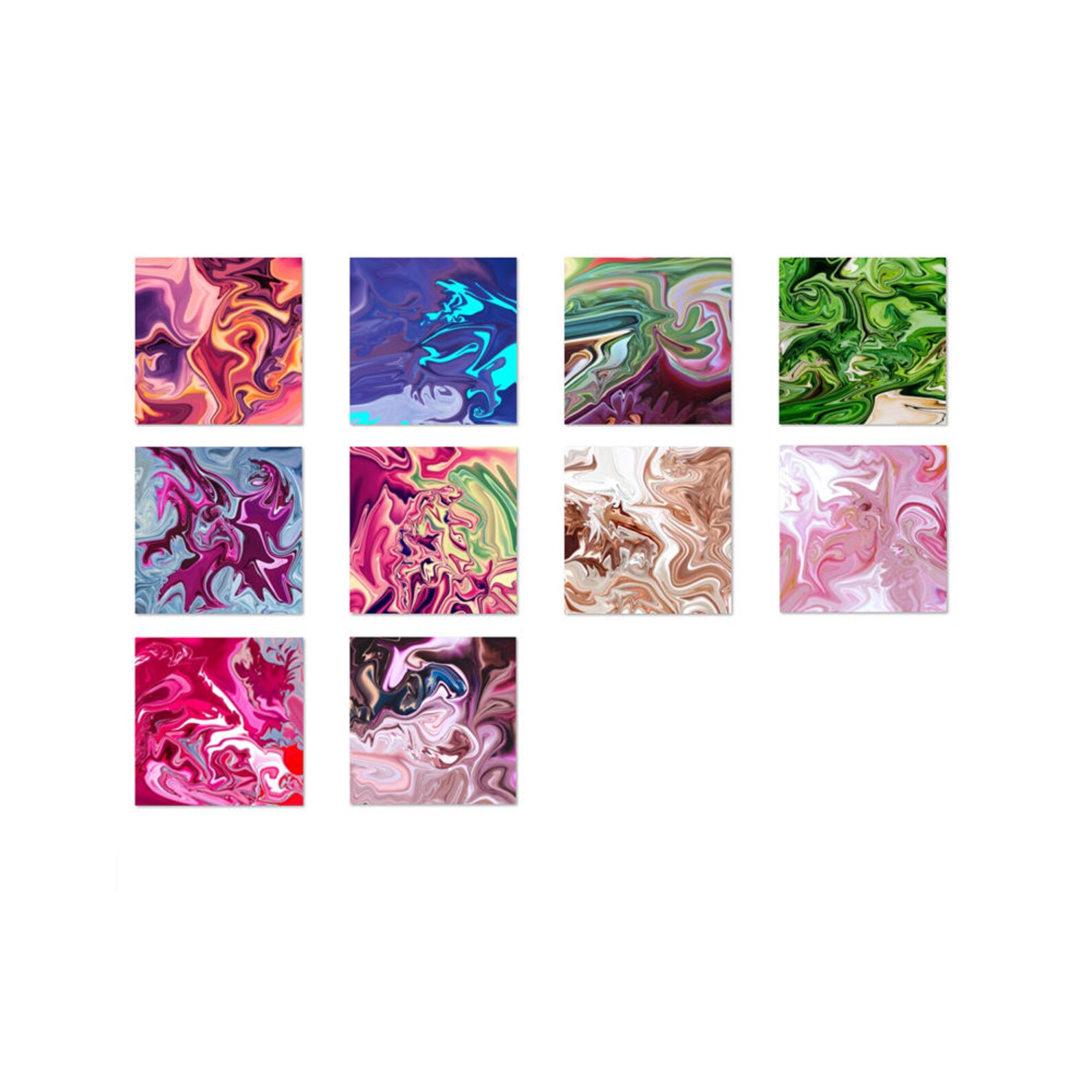 Liquid Marble Digital Paper Marble Background Colorful Background ...